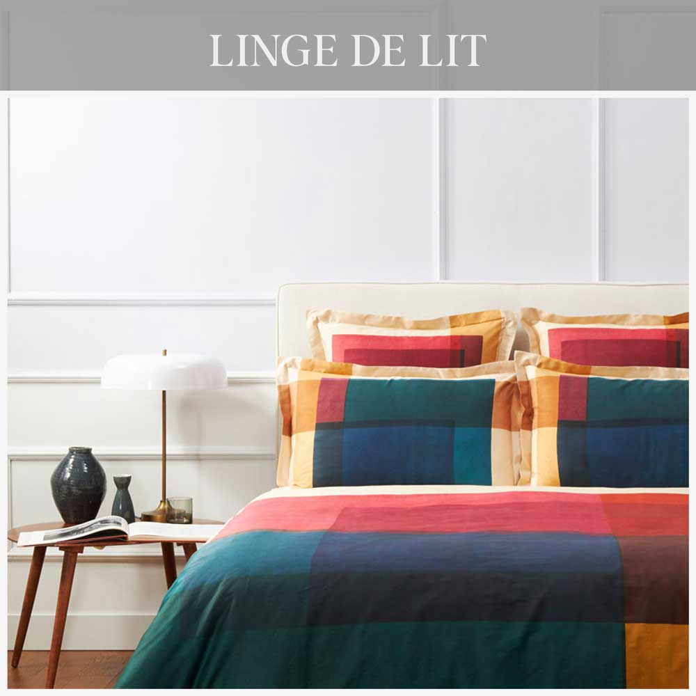 Linge de maison de la collection Descamps - Haut de gamme