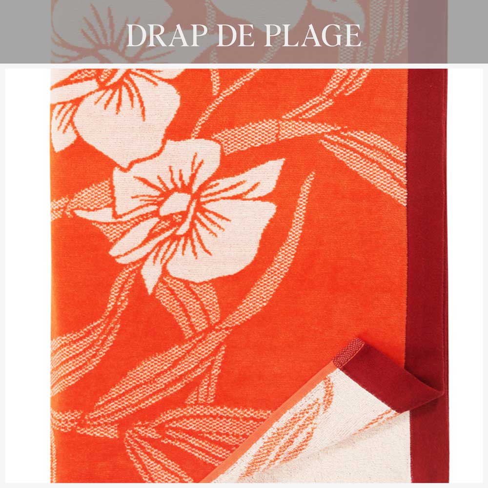 Linge de maison de la collection Descamps - Haut de gamme